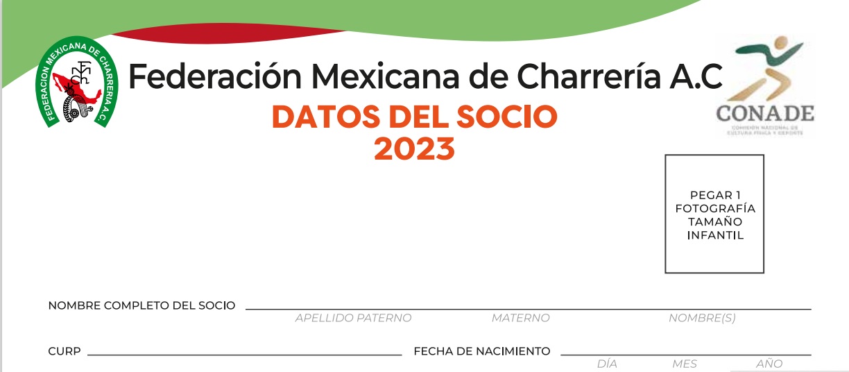 FORMATOS OFICIALES FMCH PARA FEDERADA 2023 – Portal DeCharros ...