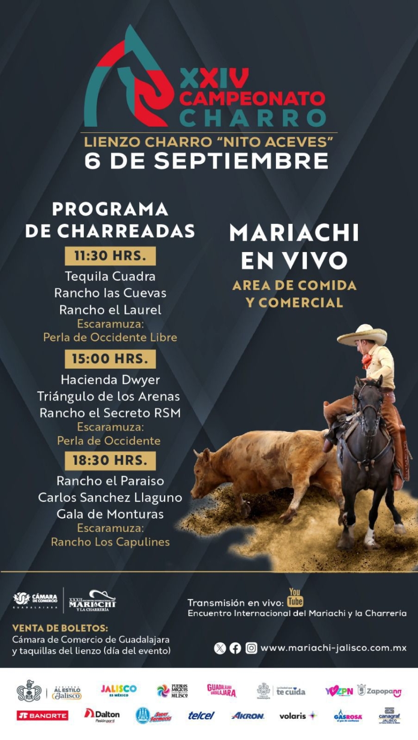 Calendario Eventos Charros 2025 – Portal DeCharros – Mexicanos con Tradición